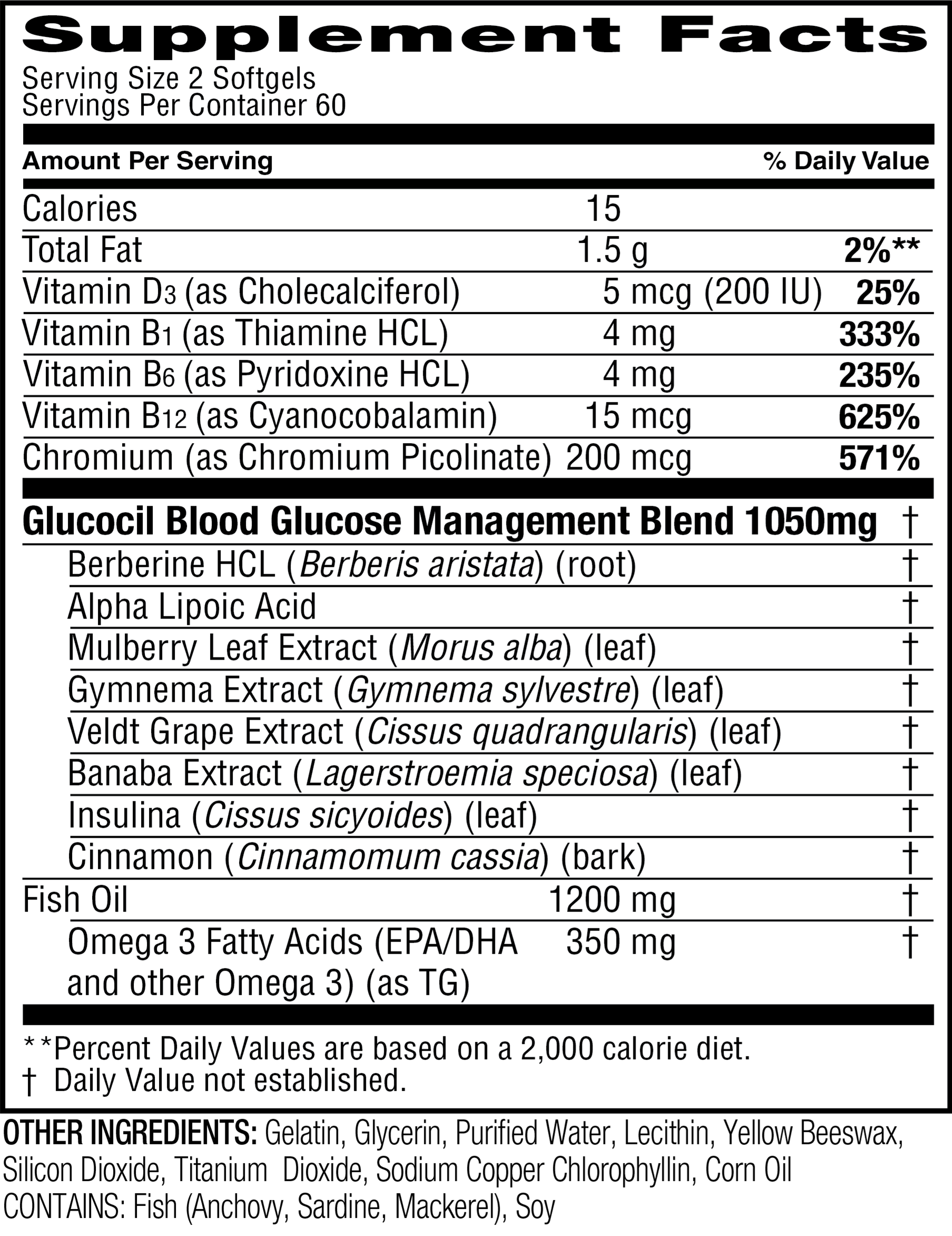 Glucocil: 14 Nutritional Ingredients to Promote Normal Blood Sugar